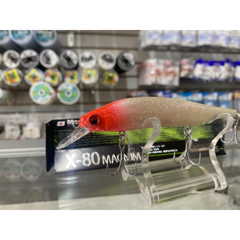 GLX SHINY REDHEAD Megabass X-80 Magnum - Caza Y Pesca Trimar